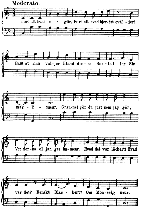 Gustafs Skål! - Noter